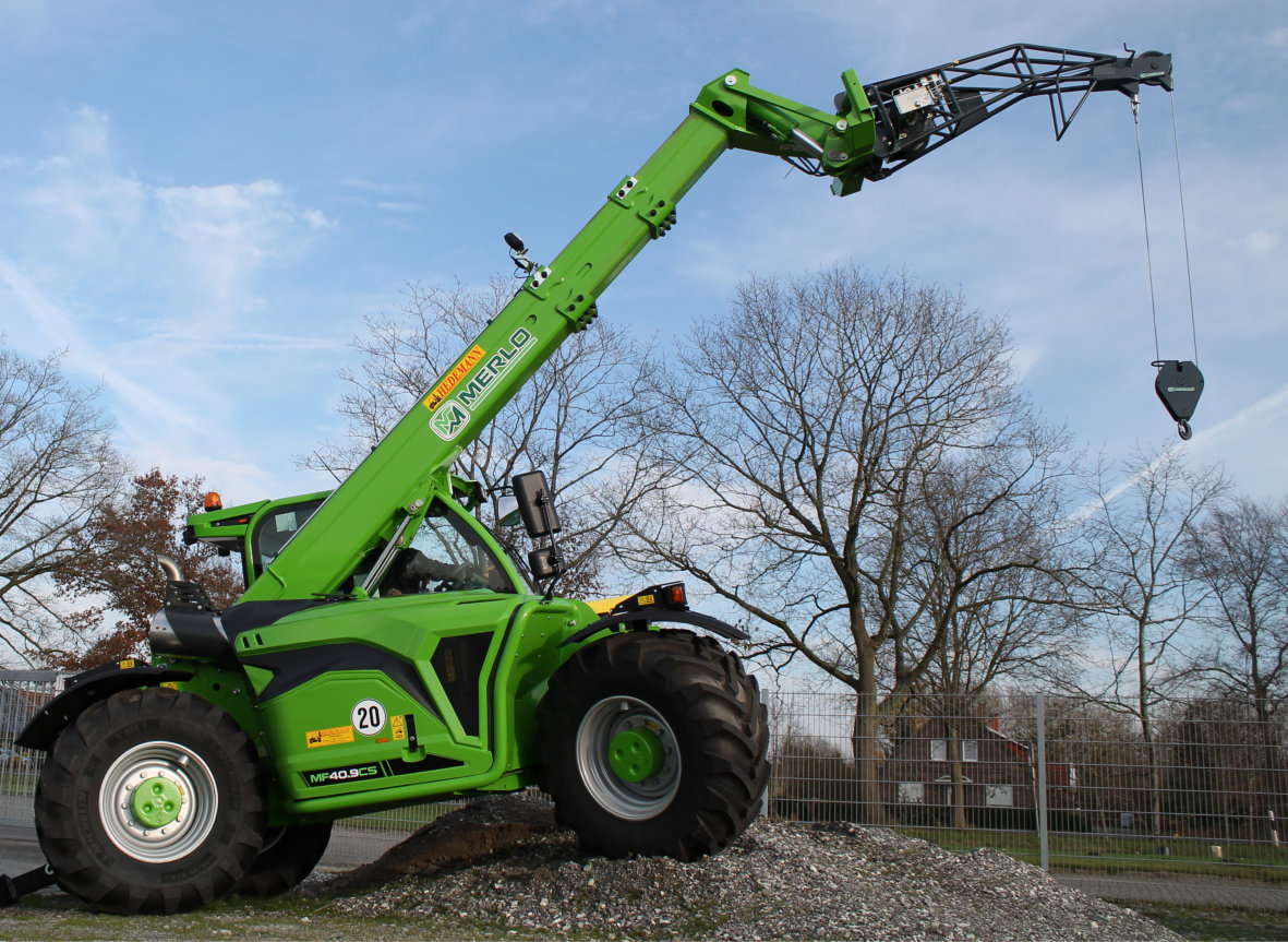 Merlo Multi Farmer – Ein Gerät für alle Arbeiten auf der Kläranlage
