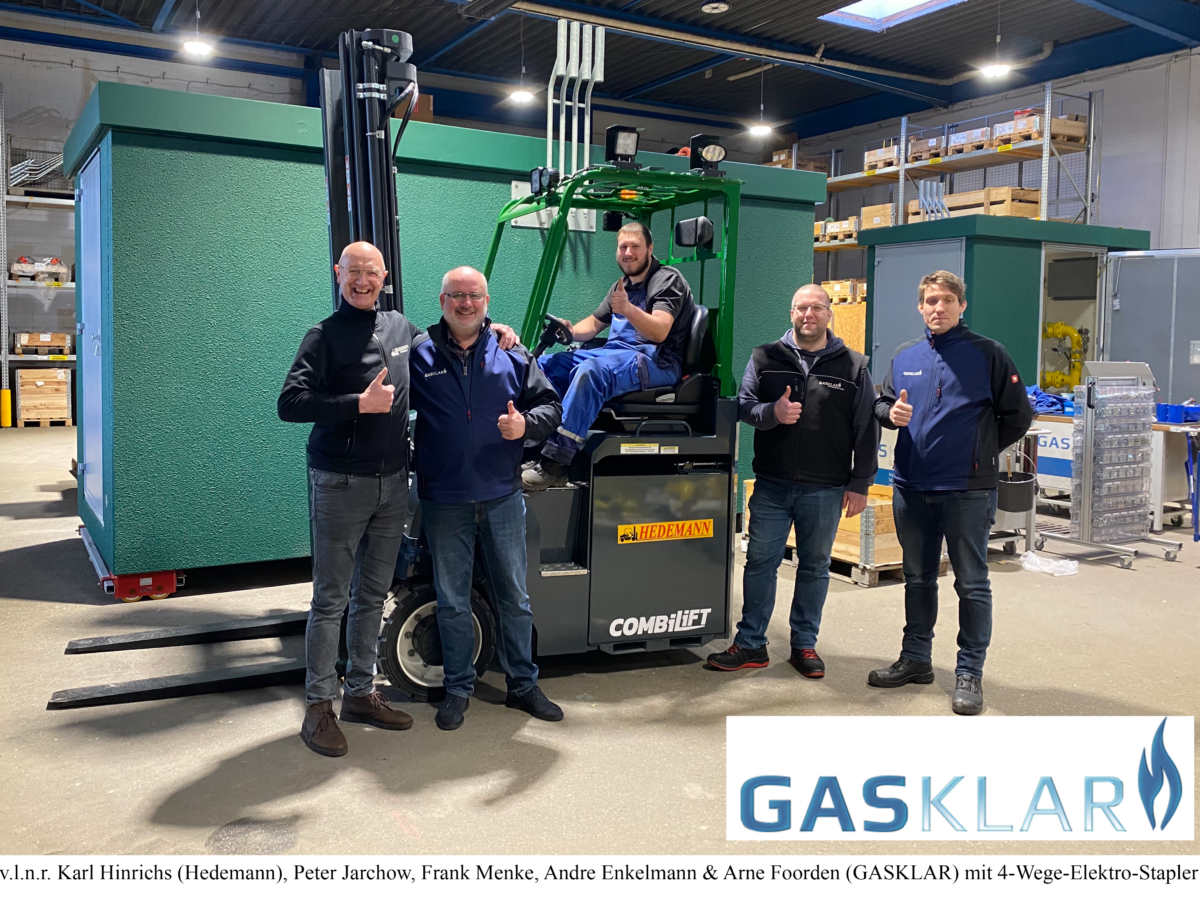 Enger Wenderadius kein Problem mit 4-Wege-Elektro-Stapler
